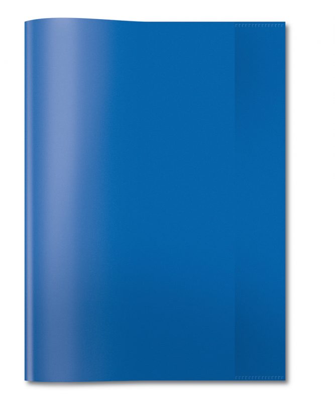 Exercise book cover PP A4 transparent/dark blue (Pack of 25) | HERMA ...